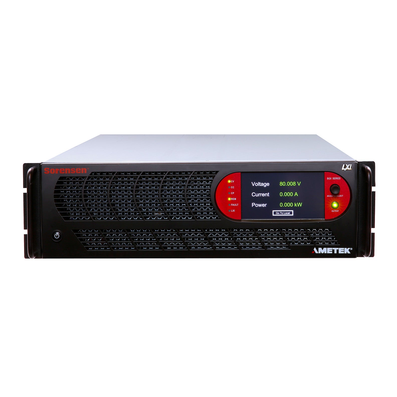 Ametek SGX 80X188E-1DSAR DC Power Supply, 0 - 80 Vdc, 0 - 188 A, 15 kW