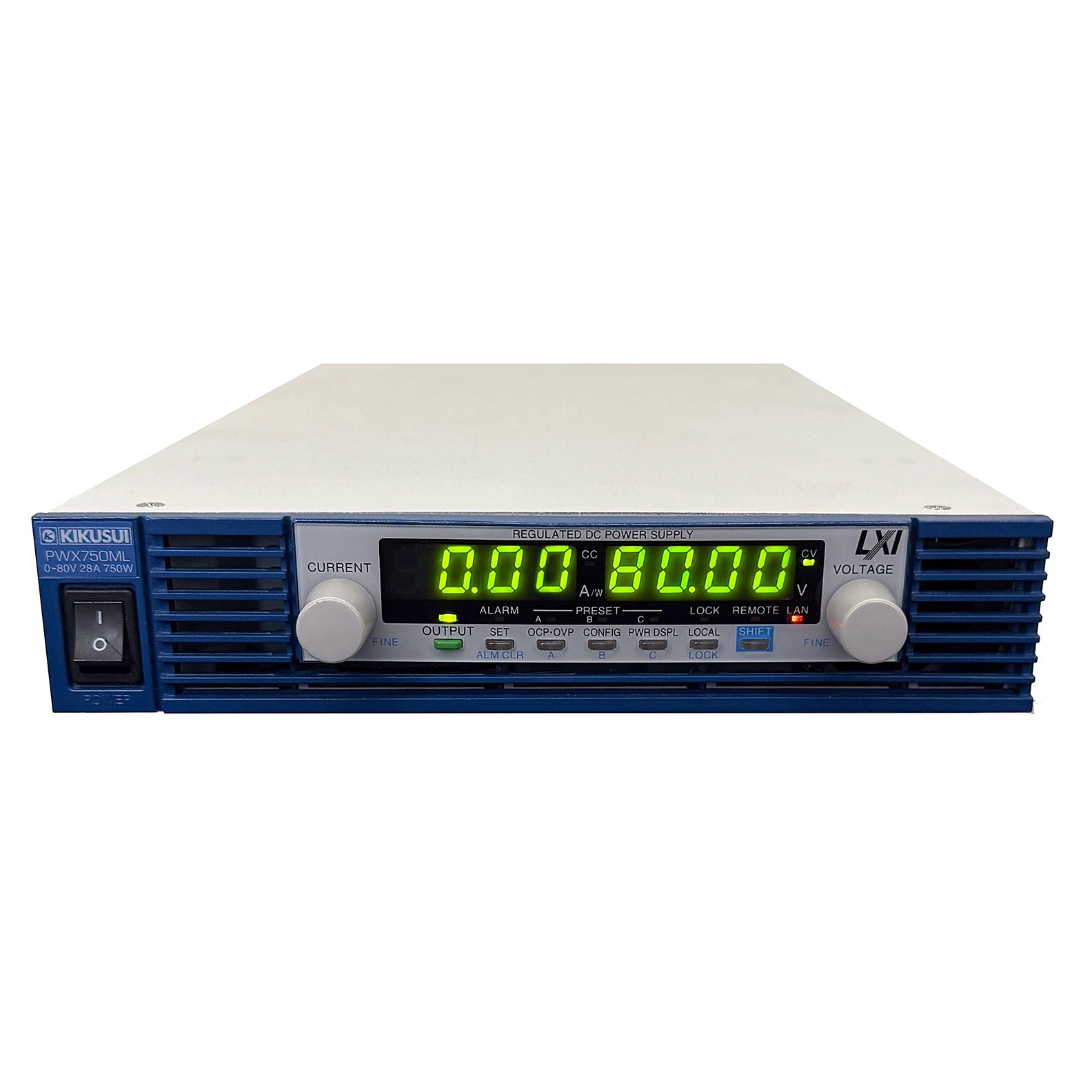 Kikusui PWX750ML Programmable DC Power Supply, 0 to 80 Vdc, 0 to 28 A
