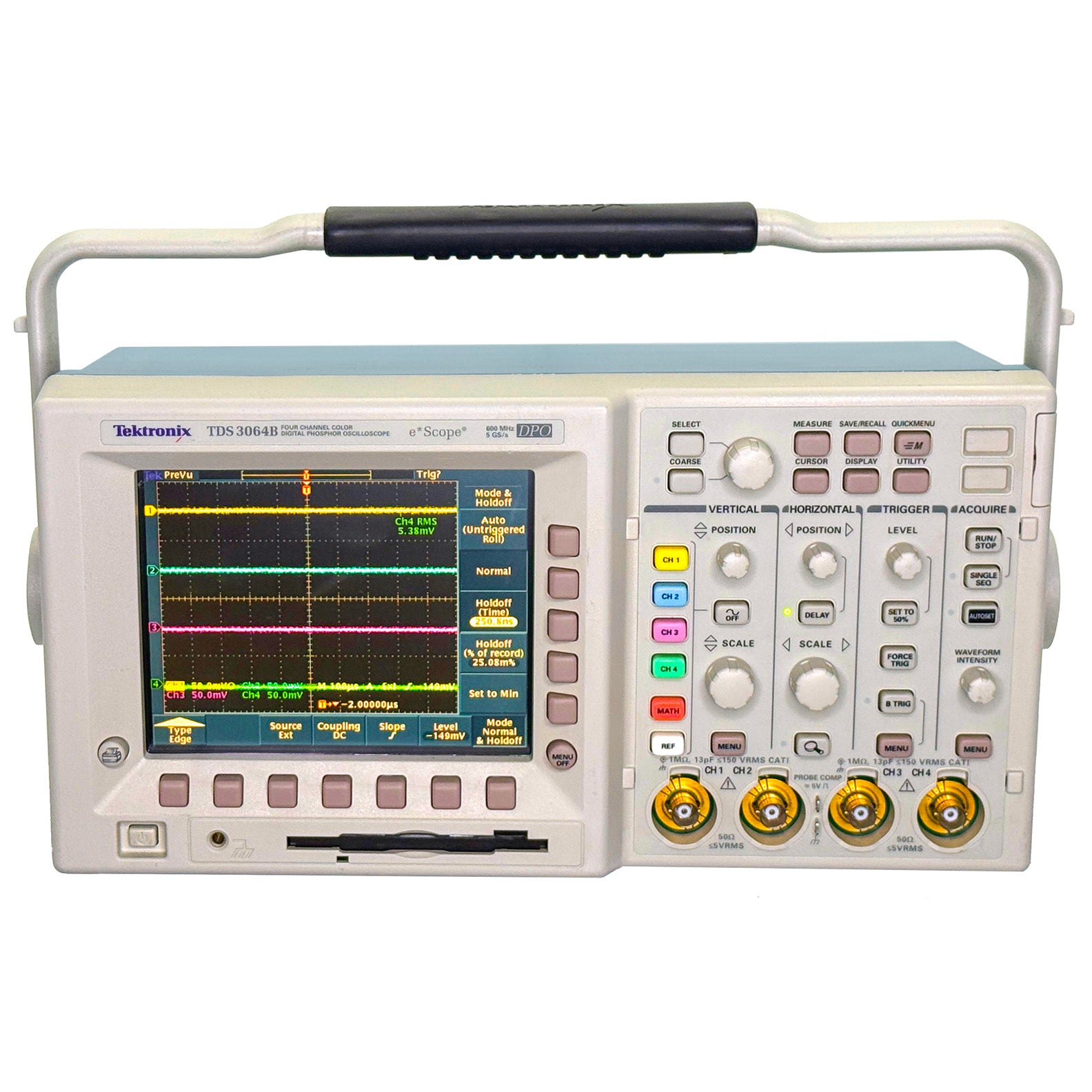 Tektronix TDS3064B Digital Phosphor Oscilloscope, 500 MHz