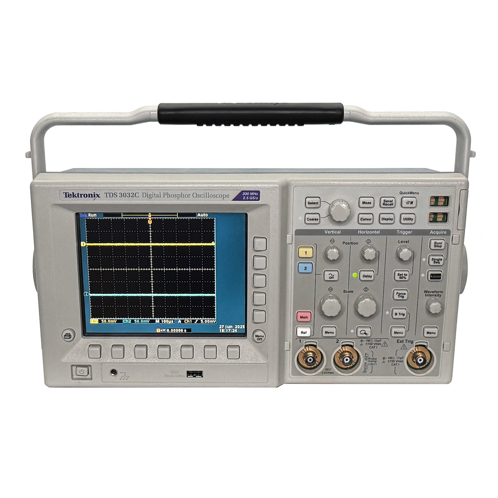 Tektronix TDS3032C Digital Phosphor Oscilloscope, 300 MHz