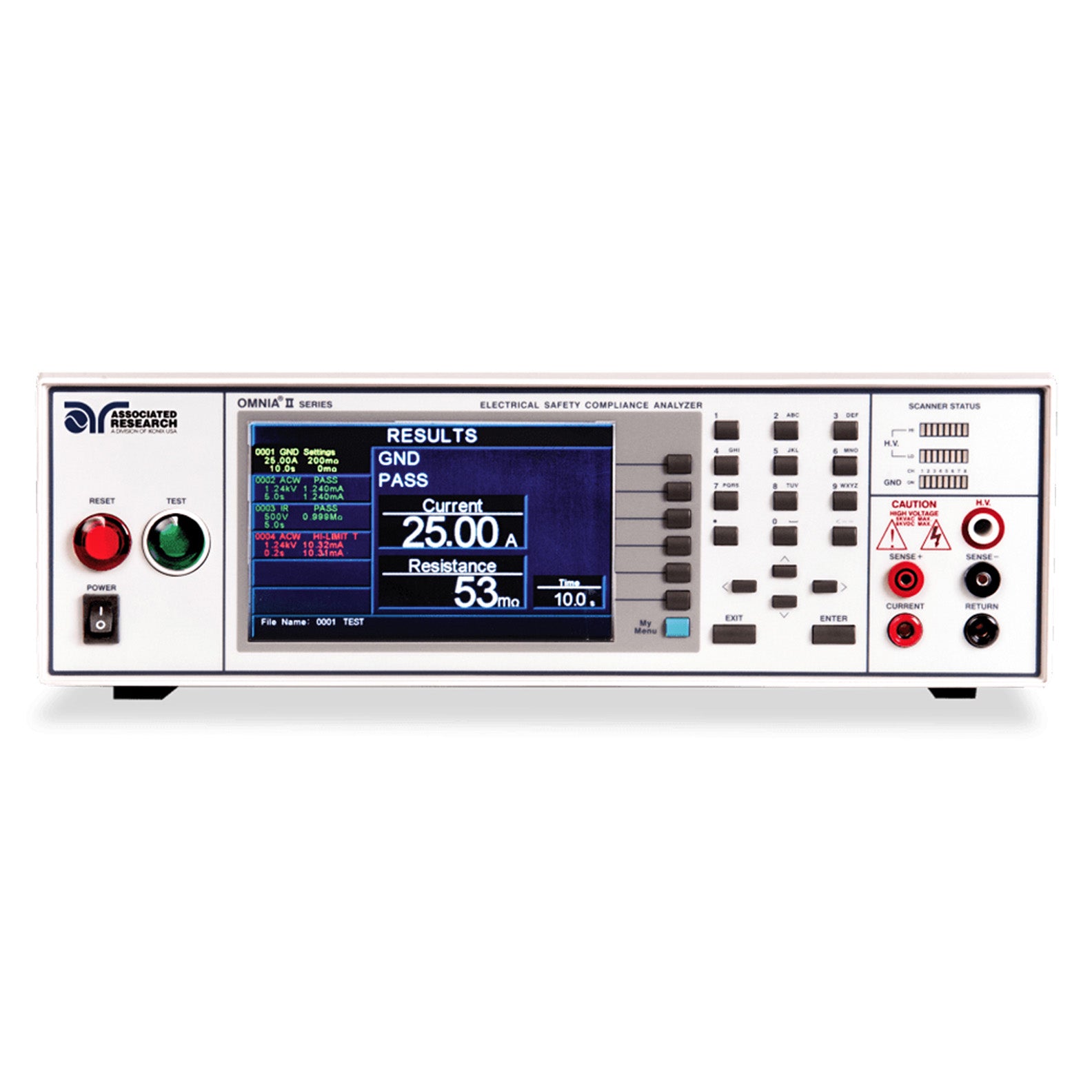 Associated Research 8254 Electrical Safety Compliance Analyzer, 6 kV
