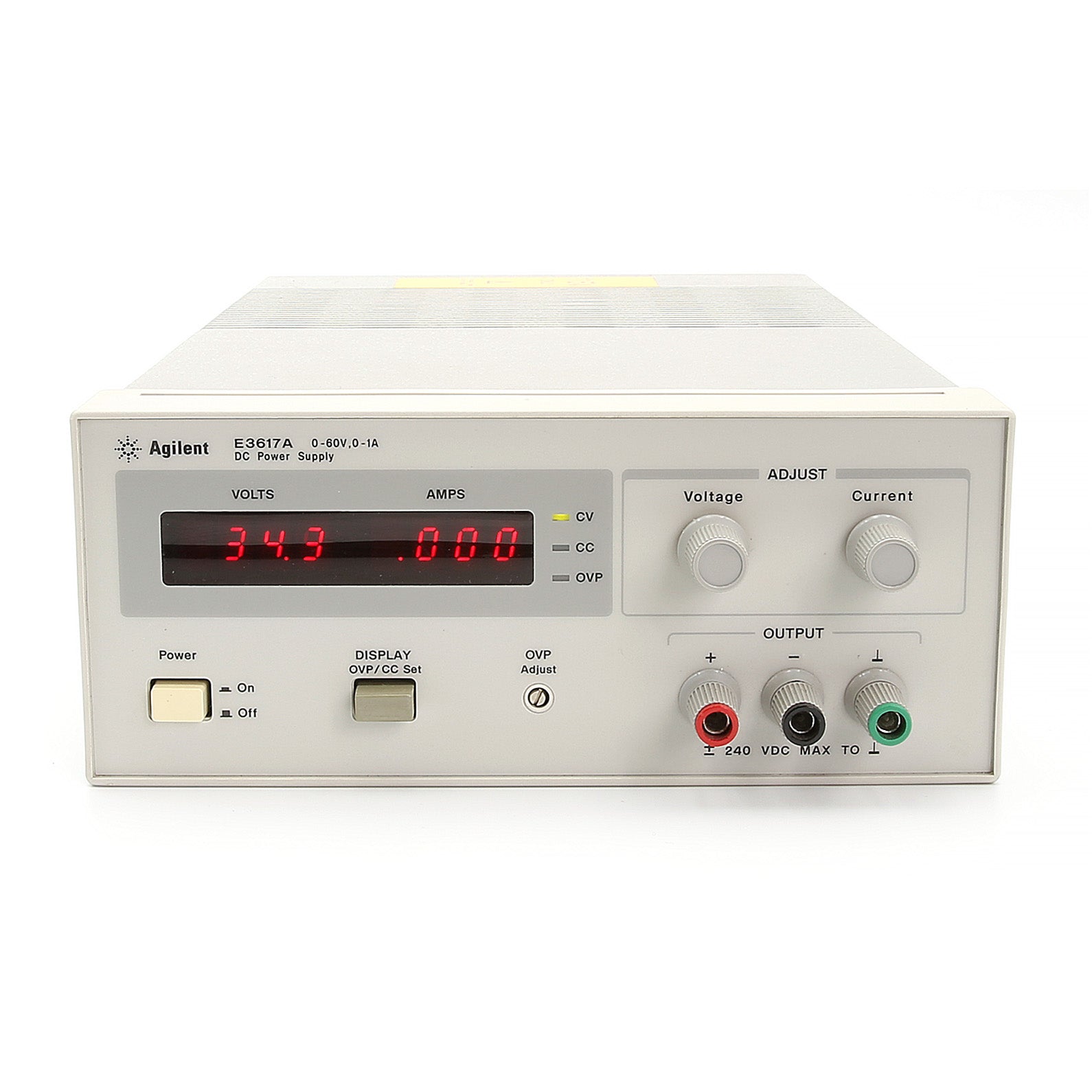 Keysight / Agilent E3617A DC Power Supply, 0 to 60 Vdc, 0 to 1 A, 60 W