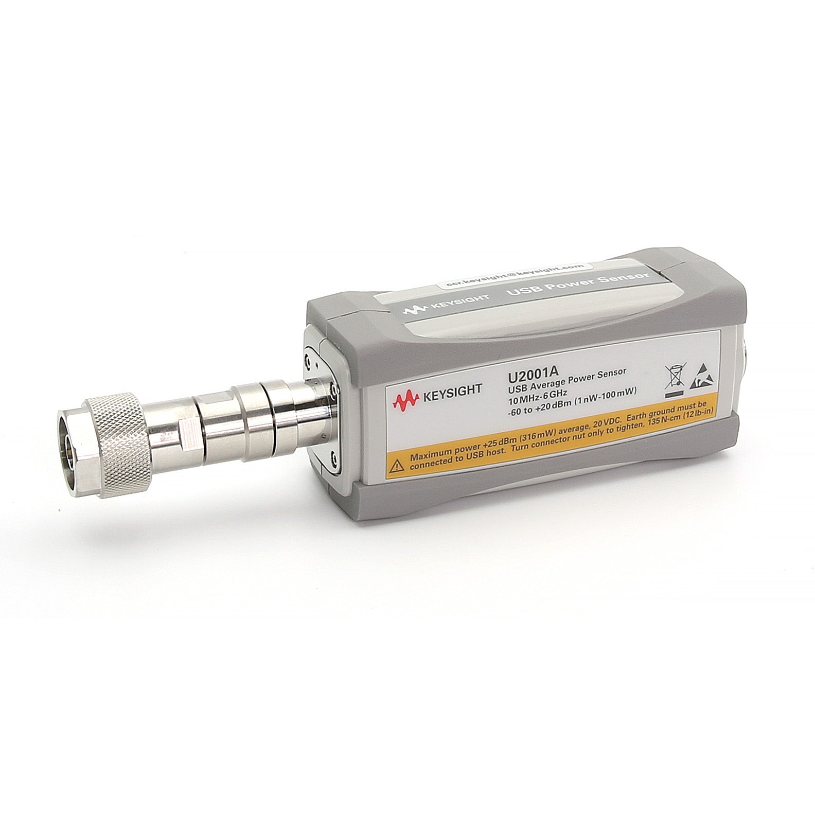 Keysight U2001A USB Power Sensor, 10 MHz to 6 GHz, -60 dBm to +20 dBm