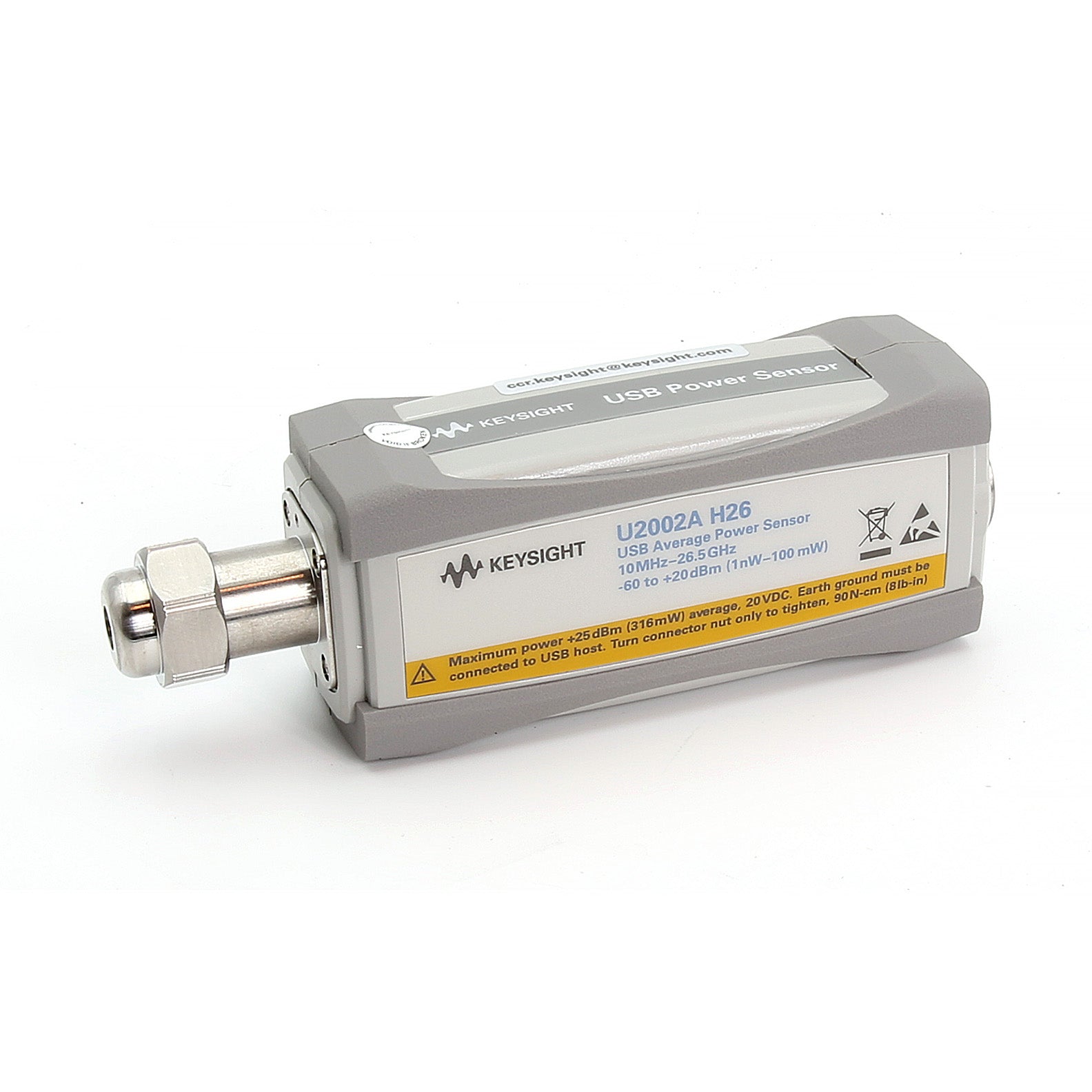 Keysight U2002A USB Power Sensor, 50 MHz to 24 GHz, -60 dBm to +20 dBm