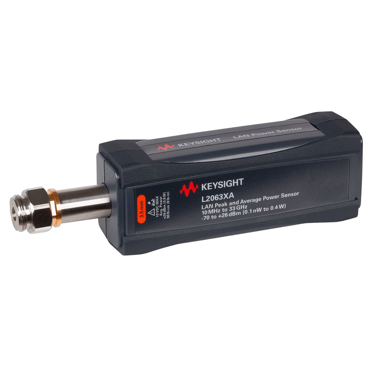 Keysight L2063XA LAN Power Sensor, 10 MHz to 33 GHz, -70 to +26 dBm
