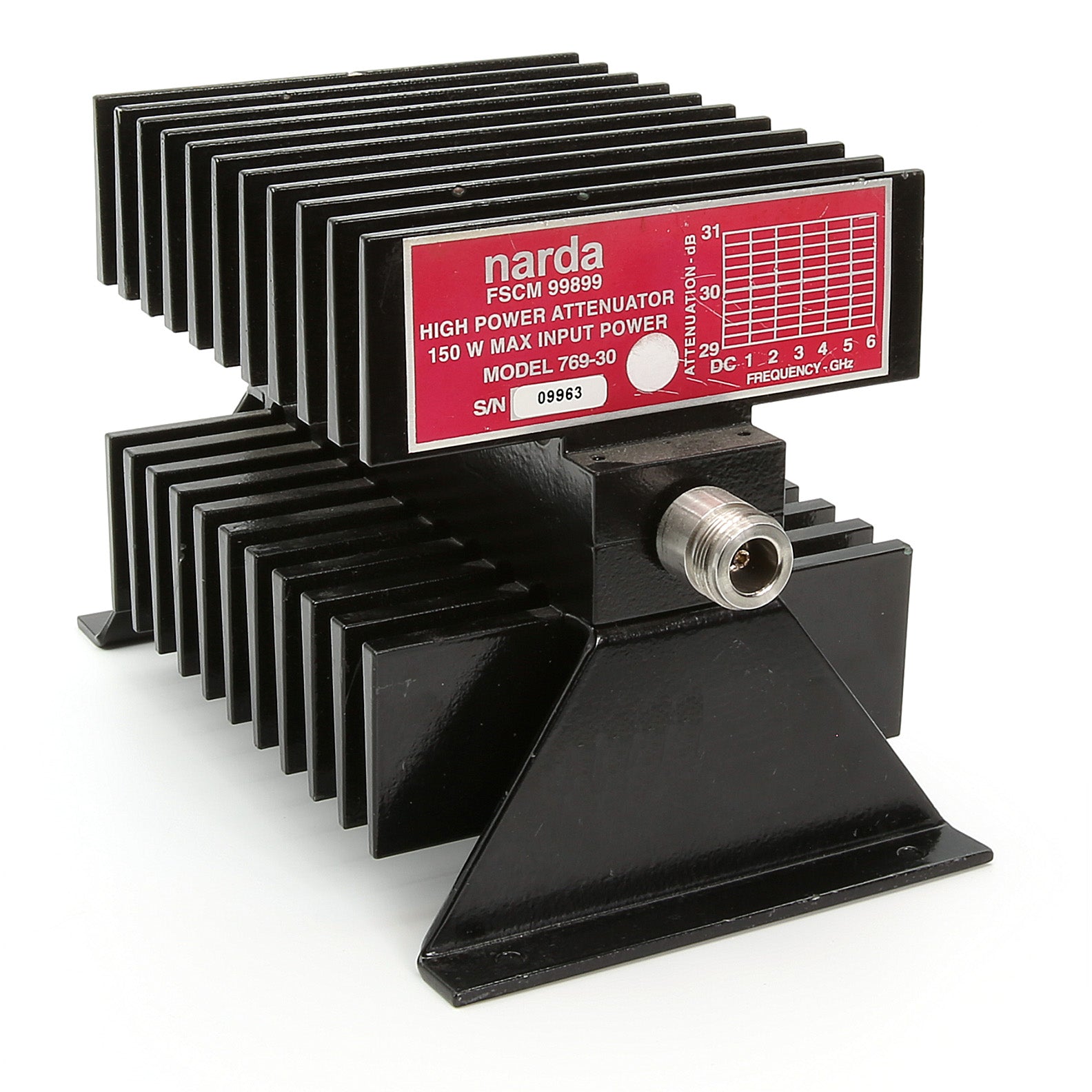 Narda 769 Coaxial Attenuator, dc to 6.0 GHz, 150 W